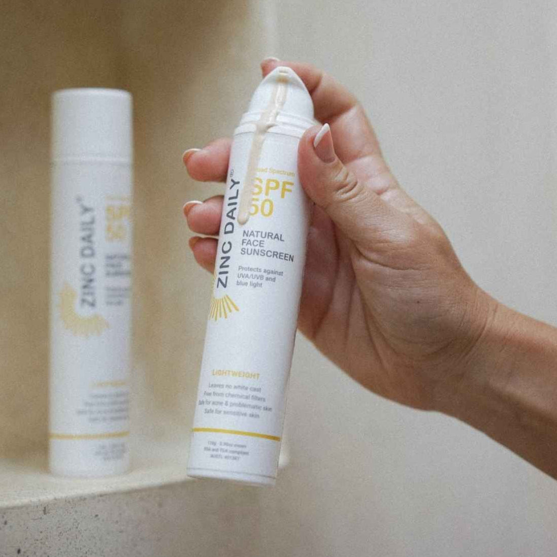 Zinc Daily® SPF 50 Natural Face Sunscreen – Lekura Official